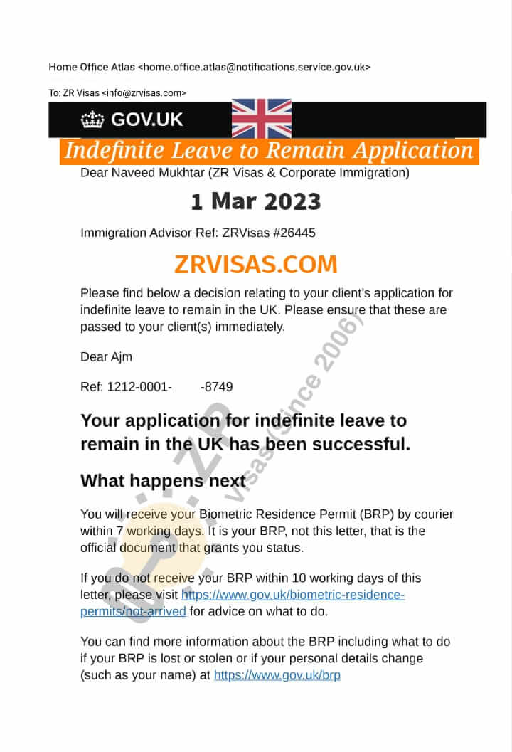 ILR Applications 2025, Apply for Permanent Residence in the UK ILR Settlement Application Full ...