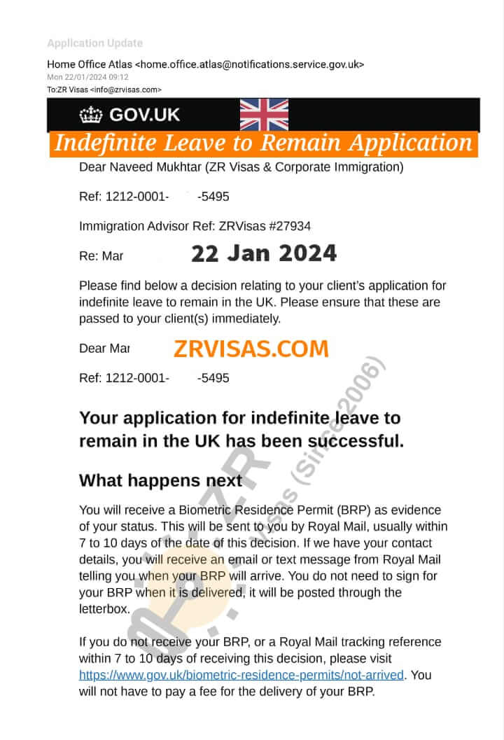 ILR Applications 2025, Apply for Permanent Residence in the UK ILR ...