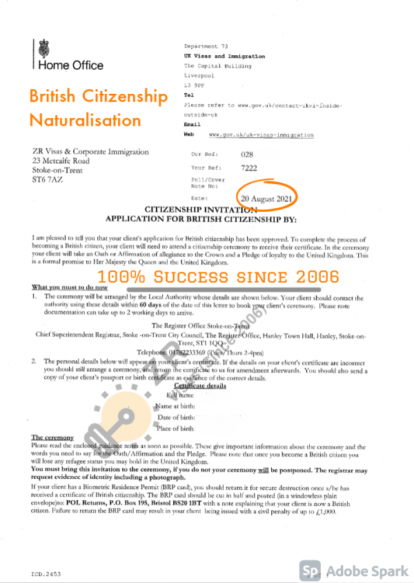 Apply for British Citizenship in 2026 after ILR on 5 years and 10 years ...