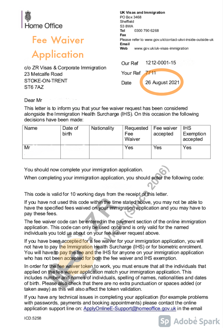 Apply for Fee Waiver Application for Partner Visa, Parent Route Visa ...
