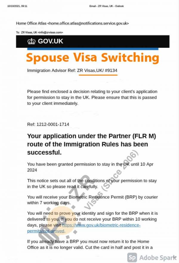 100s of UK Visa Approvals for our clients from 60+ Countries- Year 2021 – ZR Visas, UK