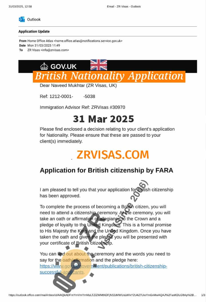 Keep My Passport Service UK Visas – ZR Visas, UK