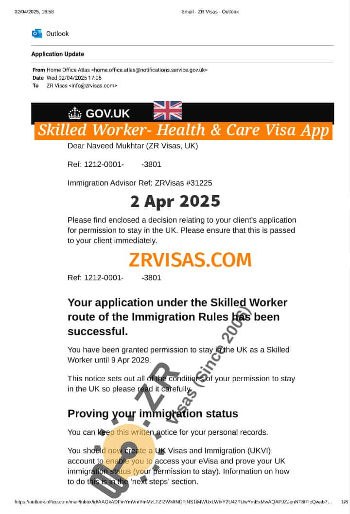 Keep My Passport Service UK Visas – ZR Visas, UK