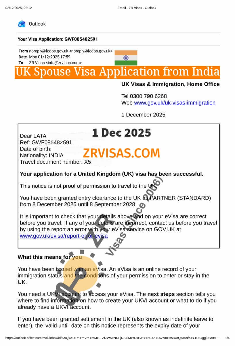 Proof of living together for UK Spouse Visa, ILR Applications ...